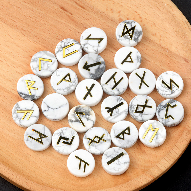 Customizable Semi-Precious Stone Rune Discs – Manufacturer-Direct with ...