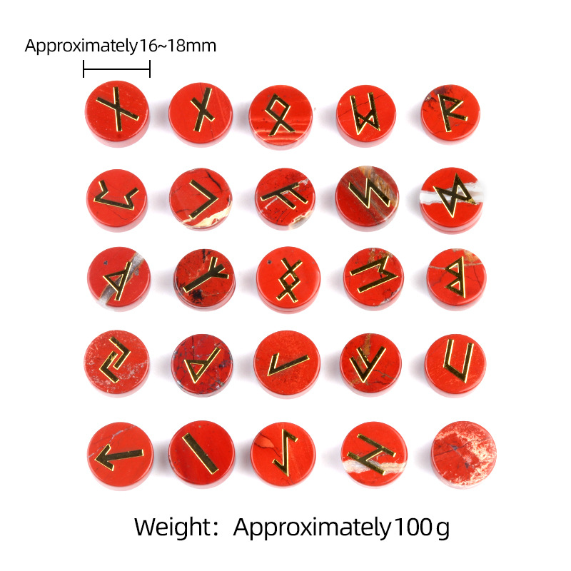 Customizable Semi-Precious Stone Rune Discs – Manufacturer-Direct with ...